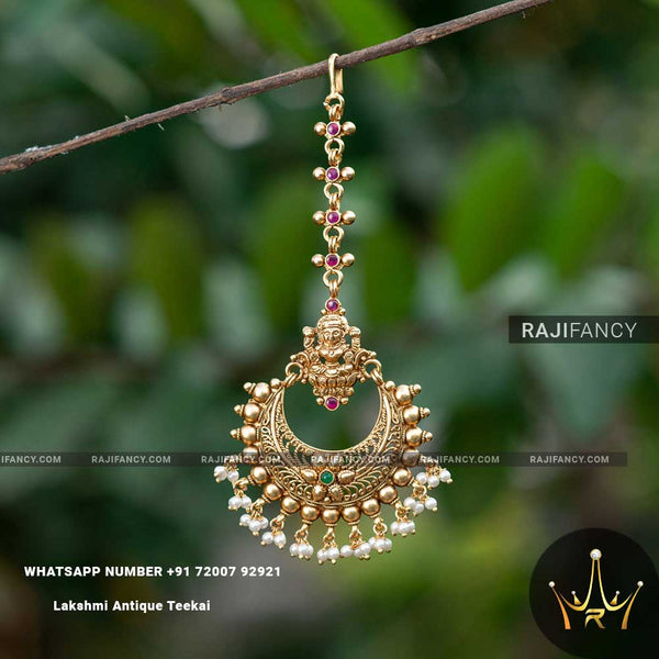 Lakshmi Antique Teeka – RajiFancy